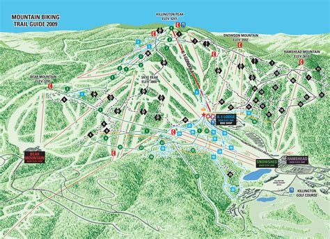 Printable Killington Trail Map