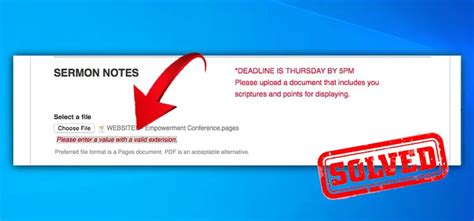 Please Enter A Value With A Valid Extension How To Fix Techdim