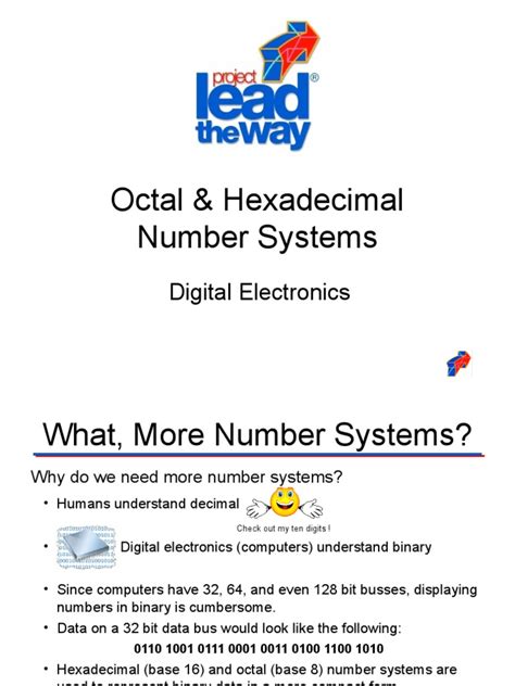 Octal And Hexadecimal Number Systems Digital Electronics Pdf Mathematics Arithmetic