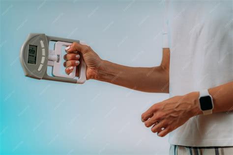 Premium Photo Hand Dynamometer Grip Strength Test