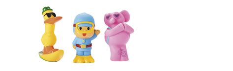 Pocoyo Water With Pocoyo Pack Of 3 Bath Figures Uk