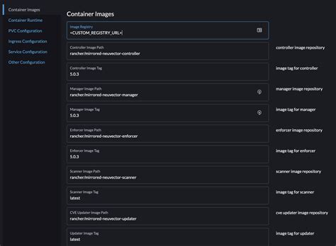 Bug Charts Neuvector Image Registry Setting Is Not Applied And Pods Are Pulling From