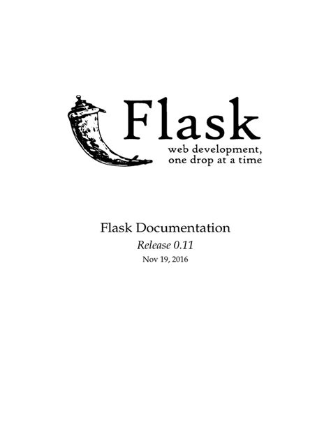 Flask Documentation Release 011 Pdf Hypertext Transfer Protocol Web Server