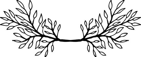 Tree Branch Outline Vector Art Icons And Graphics For Free Download