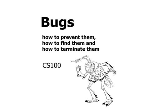 PPT Bugs PowerPoint Presentation Free Download ID