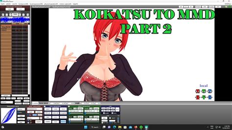 Koikatsu Tutorial Model Export Mmd Pmx Part2 Youtube