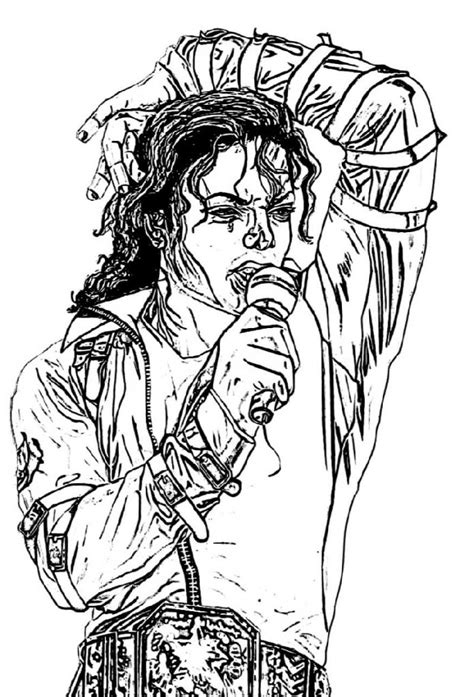 Michael Jackson Coloring Game Michael Jackson Coloring Pages Nsqa