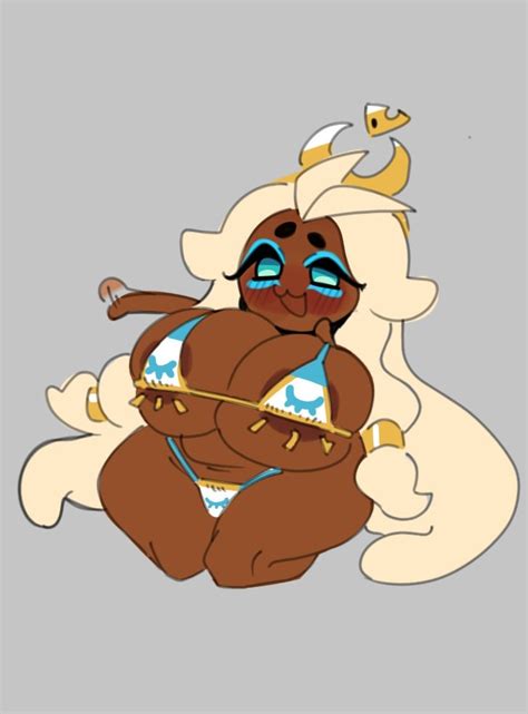 Rule 34 3 D Big Breasts Big Thighs Bikini Blush Breasts Bigger Than Head Cookie Run Cookie