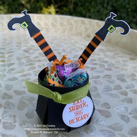 How To Make My Witches Cauldron Candy Treat Inky Hands Warm Hearts In