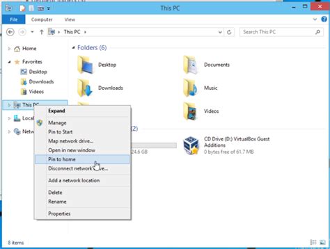 Pin Any Folder Or Disk Drive To The Home Location In Windows