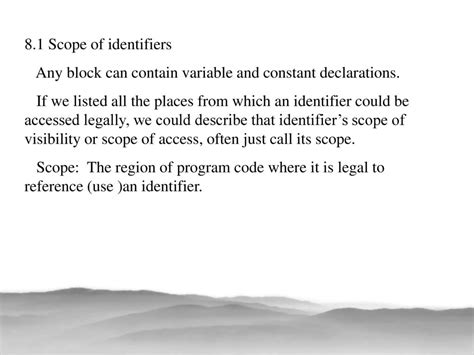 chapter 8 scope lifetime and more on functions ppt download
