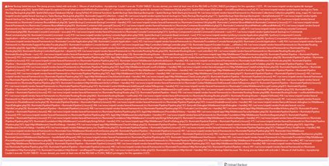 [solved] error backup failed because the dump process failed with