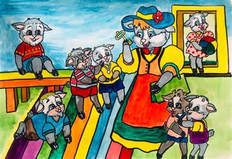 Хэрэгтэй Хэвлэл Чоно ба долоон ишиг Хуулав Гоё зуржээ