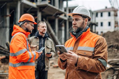 Premium Photo A Smart Construction Site Equipped With Iot Sensors For