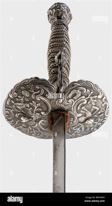 A French Silver Hilted Small Sword Paris Circa 1760 Triangular