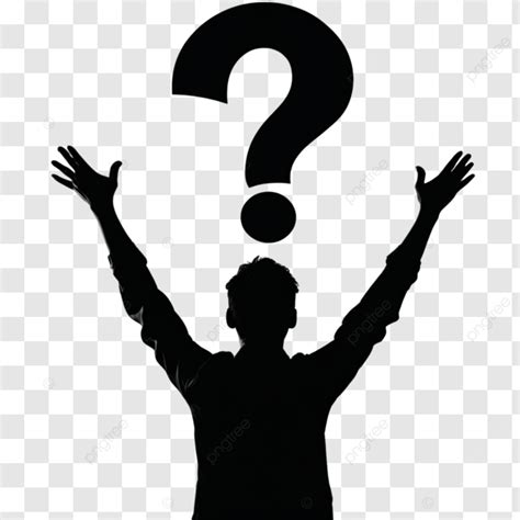물음표가있는 사람의 실루엣 사람 실루엣 물음표 호기심 Png 일러스트 및 이미지 에 대한 무료 다운로드 Pngtree