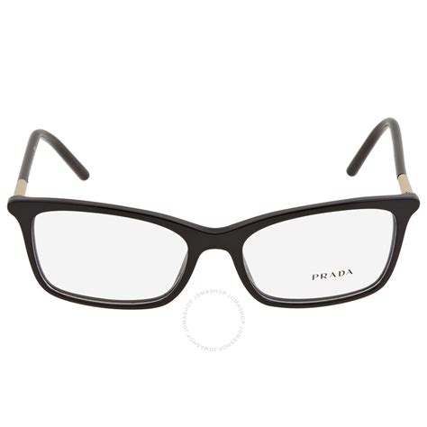Prada Demo Rectangular Ladies Eyeglasses Pr 16wv 1ab1o1 54