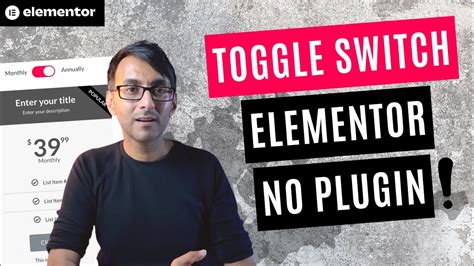 Toggle Switch With No Plugin Elementhow Elementor Wordpress