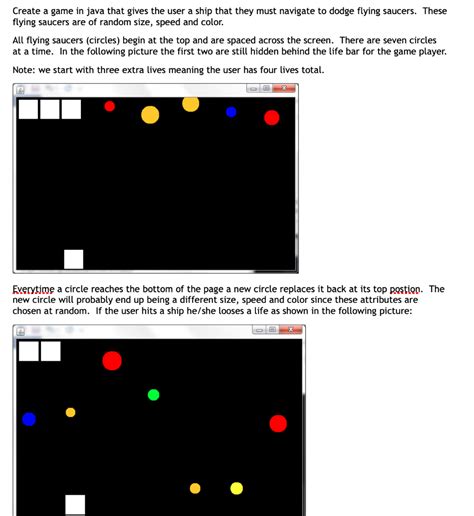 Solved Create A Game In Java That Gives The User A Ship That Chegg