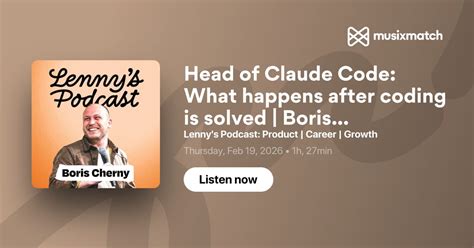Head Of Claude Code What Happens After Coding Is Solved Boris Cherny