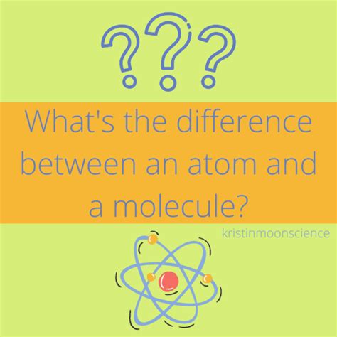 Whats The Difference Between Atoms Ions Elements And Molecules Kristin Moon Science