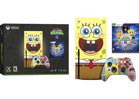 Microsoft Xbox Series X Spongebob Squarepants All Star Brawl 2 Console 6570627 Us