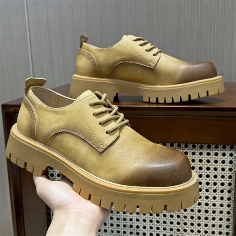 신제품 남성용 흰색 정장 신발 하이힐 옥스포드 소프트 모카신 남성 웨딩 높이 증가 드레스 운전 보트 슈즈 Gommino 2023 Aliexpress