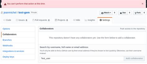 Cant Add Contributors On Github Stack Overflow