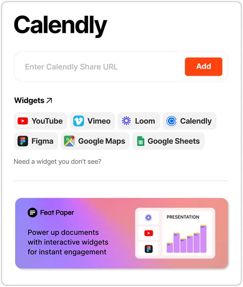 Calendly Widget By Featpaper Figma