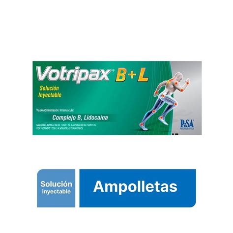 Votripax Bl Solución Inyectable 5 Ampolletas No1 1 Ml Y 5 Ampolletas