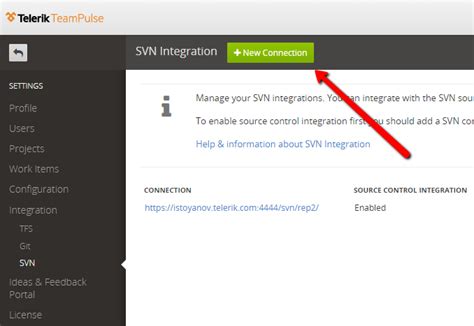Svn Source Control Integration