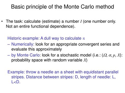 Ppt The Monte Carlo Method An Introduction Powerpoint Presentation