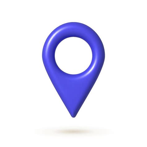 Purple 3d Map Geo Pin Icon Web Location Pointer 3d Realistic Vector Design Element 21346922