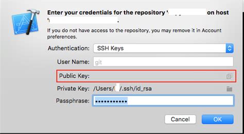 Xcode でssh経由でgitリポジトリにpushできない Ah