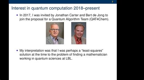 Quantum Algorithms For Eigenvalue Problems Lin Lin Youtube