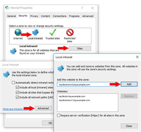 Configure Browsers For Integrated Windows Authentication