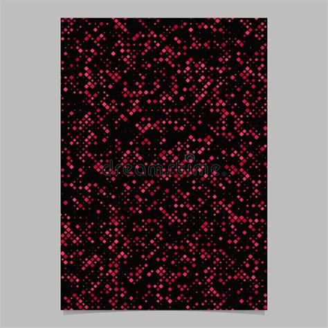 Red Abstract Geometric Diagonal Square Pattern Background Page Template Stock Vector