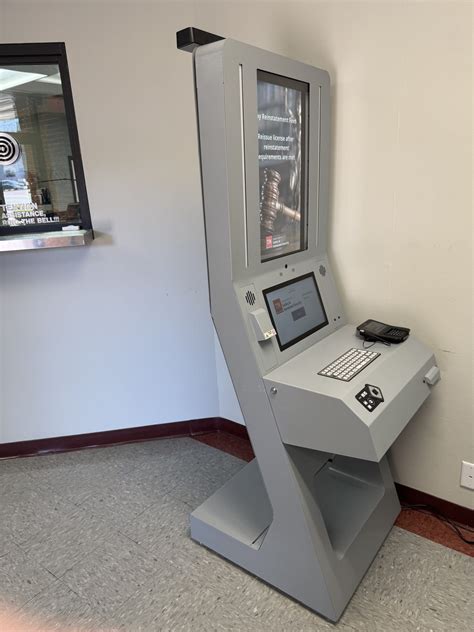 Drivers License Kiosk In 911 Lobby Waverly Public Safety