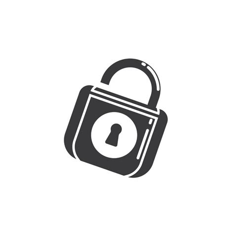 Premium Vector Black Unlock Padlock Vector Element Concept Design Template