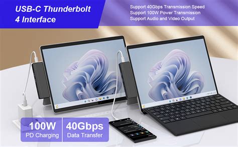 Amazon Com Surface Pro X Docking Station Surface Pro Usb C Adapter Multiport Hub