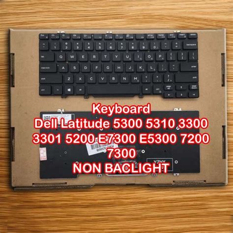 Jual Keyboard Dell Latitude 5300 5310 3300 3301 5200 E7300 E5300 7200 7300 Non Baclight Shopee