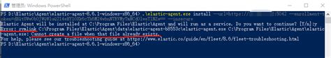 Elastic Agent Was Installed Failure On Windows 10 Elastic Agent Discuss The Elastic Stack