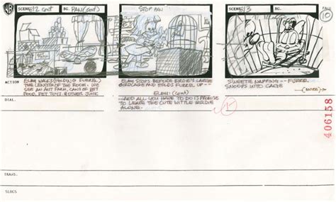 Tiny Toon Adventures Lets Do Lunch Storyboard Drawing Id Oct23121