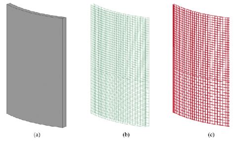 Finite Element Model Of The Pontoon Wall Portion A Concrete B Download Scientific Diagram