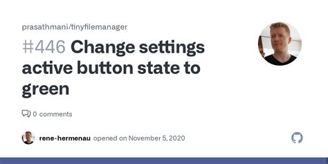 Change Settings Active Button State To Green Issue Prasathmani