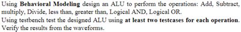 Solved Objective Design And Implementing Bit Arithmetic Chegg