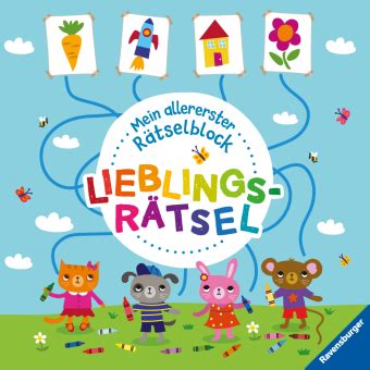 Ravensburger Mein allererster Rätselblock Lieblingsrätsel Rätselblock für Kinder ab Jahren