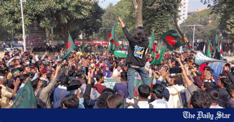 Students Gathering For Unity March In Dhaka March For Unity