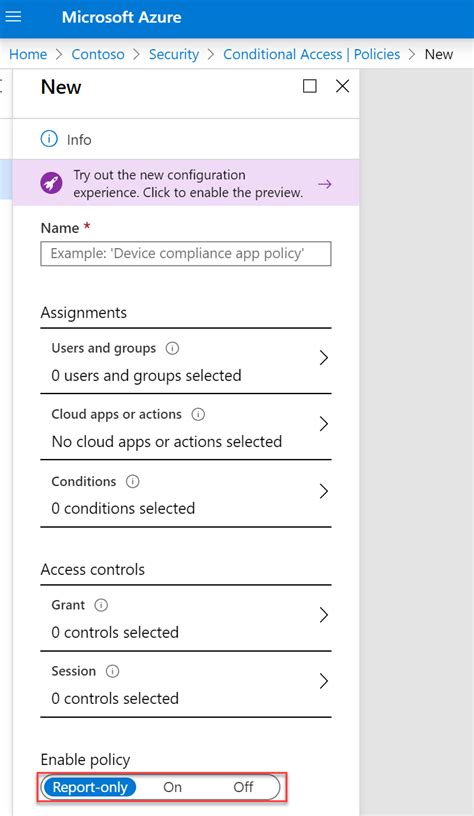 Report Only Mode For Azure Ad Conditional Access General Availability