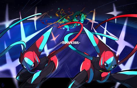 Mazeu Deoxys Deoxys Speed Mega Rayquaza Rayquaza Nintendo